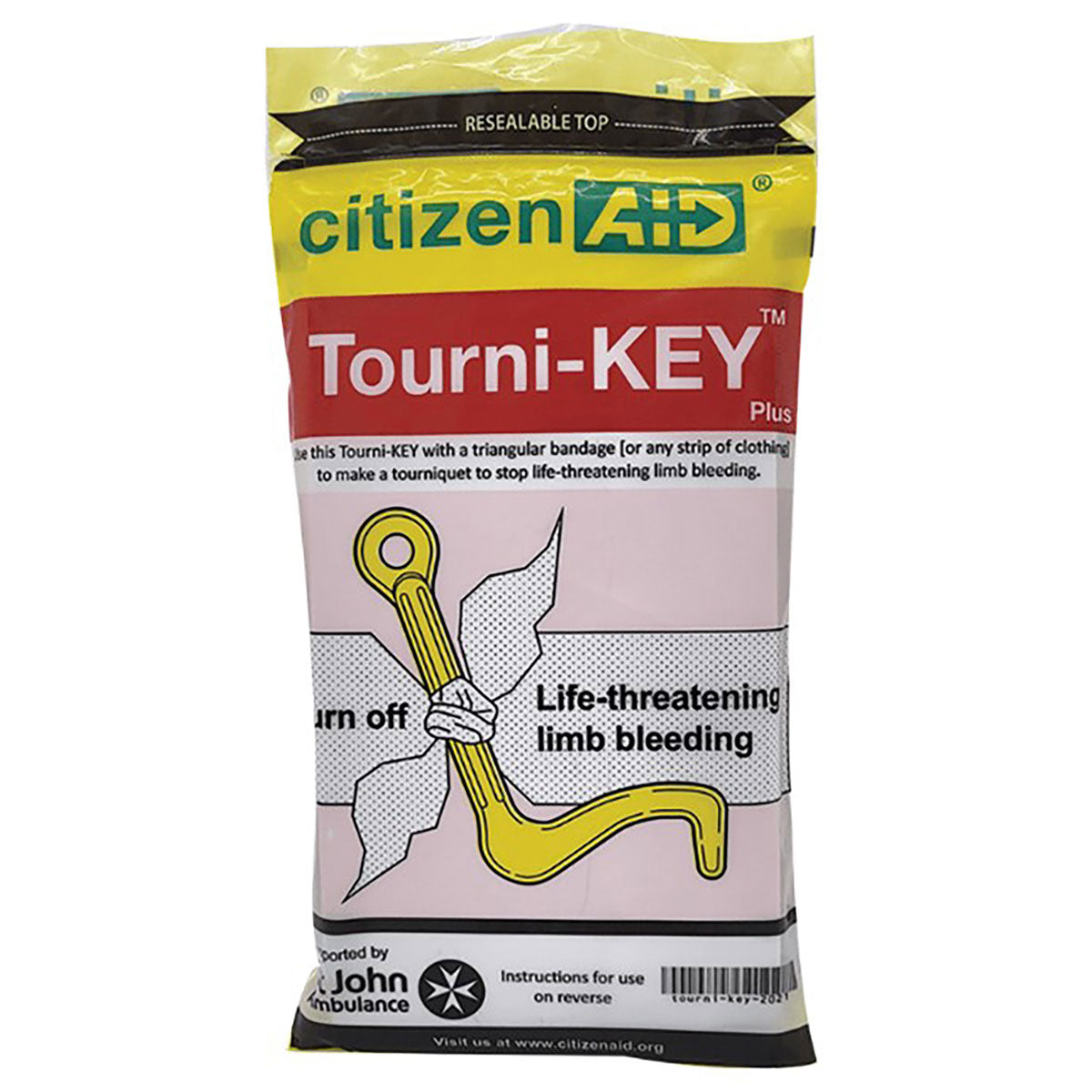 citizenAID Tourni-Key Plus - St John Ambulance